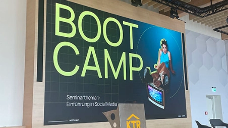 Social media boot camp at KTR 2025
