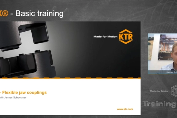 Webinar recording: ROTEX – Basic Training / torsionally flexible jaw coupling