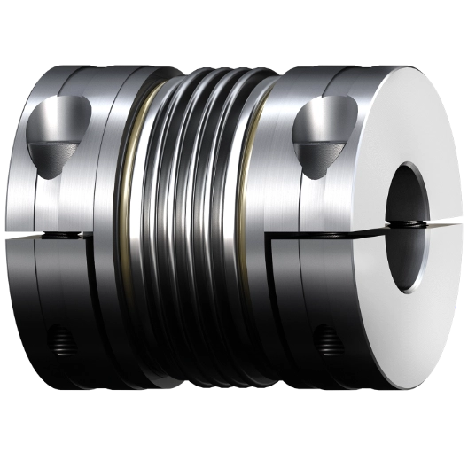 ⁣Bezluzowe metalowe sprzęgło mieszkowe TOOLFLEX PI marki KTR Systems