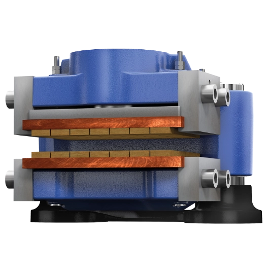 ⁣KTR-STOP® XS-A-F: active floating caliper brake by KTR Systems