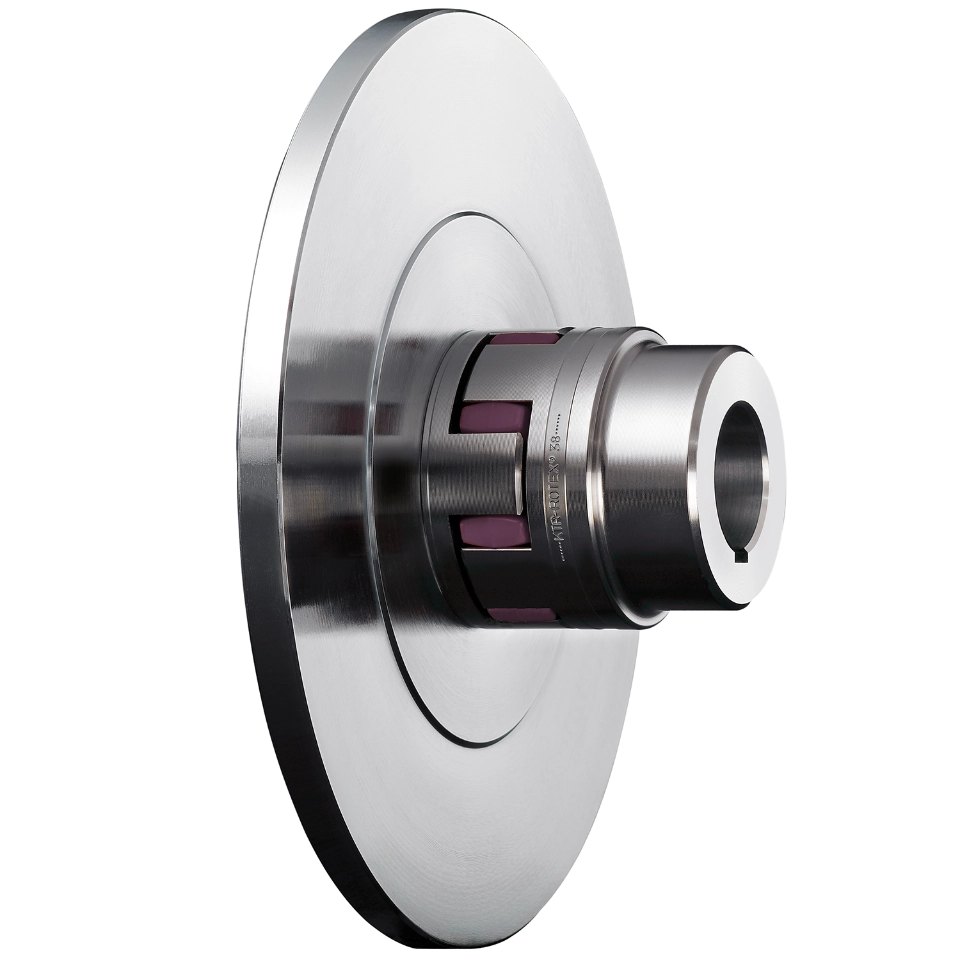 Torsionally flexible jaw coupling with brake disk ROTEX® SBAN | KTR