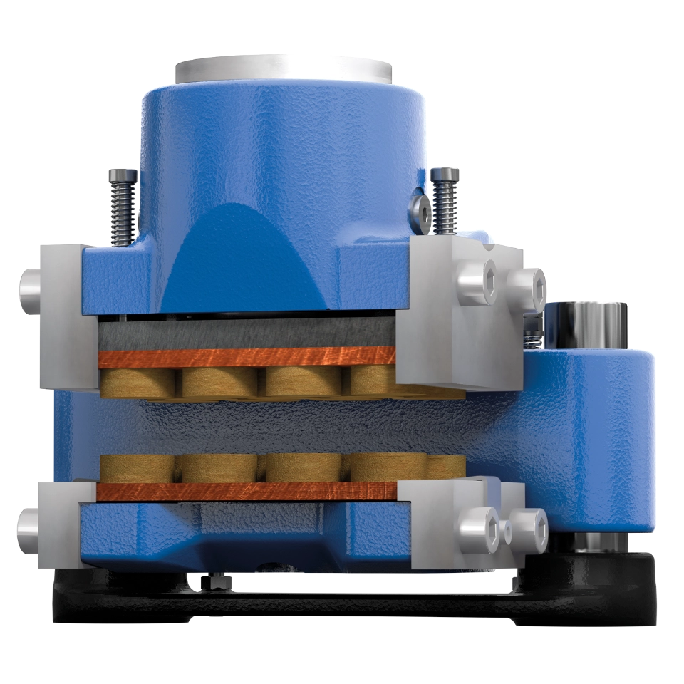 ⁣KTR-STOP® XS-xx-F: Passive floating caliper brake by KTR Systems